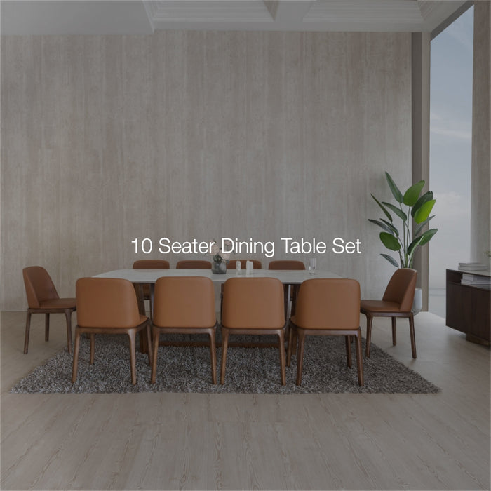 Luxurious 10 Seater Dining Table Collection – COZY Living