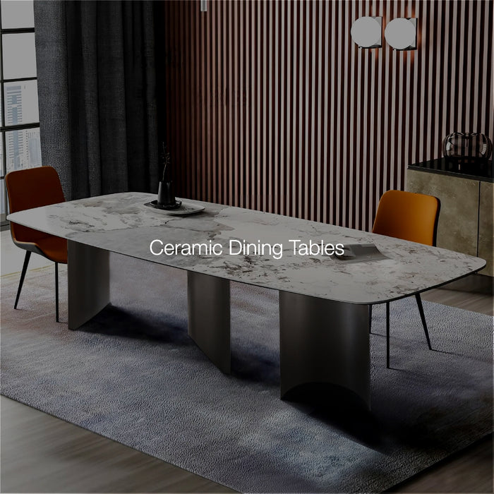 High Durability Ceramic Dining Tables Collection – COZY Living