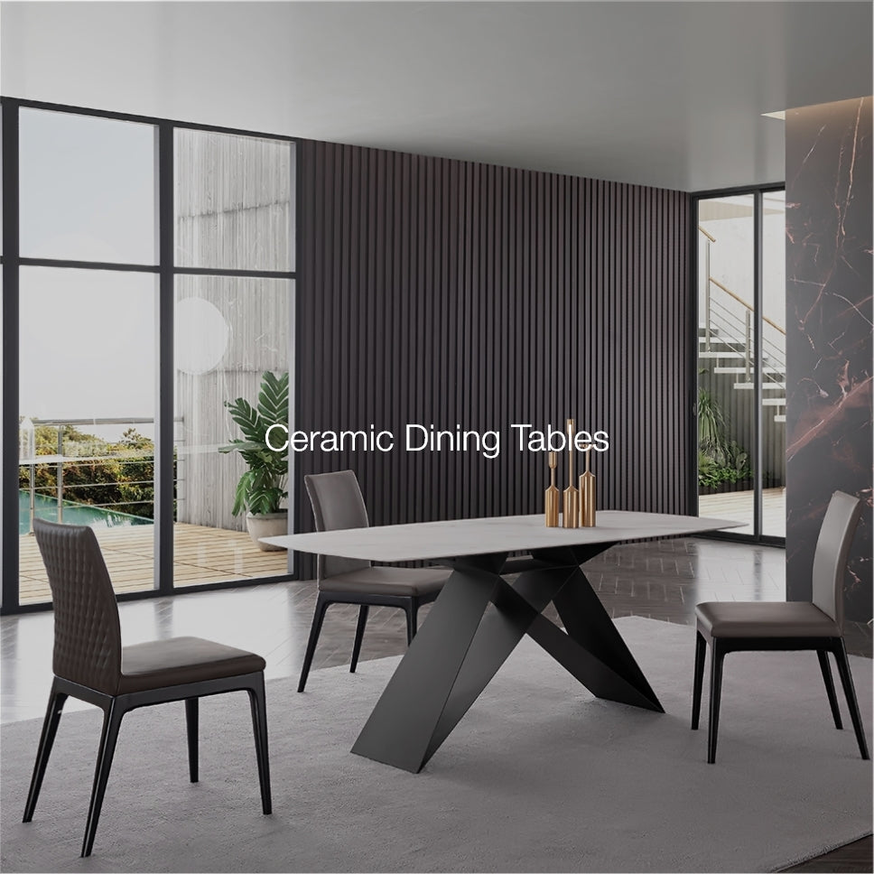 High Durability Ceramic Dining Tables Collection – COZY Living
